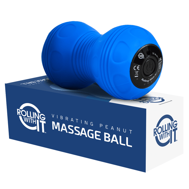 Vibrating Peanut Massage Ball - Deep Tissue Trigger Point Therapy, 4 I ...