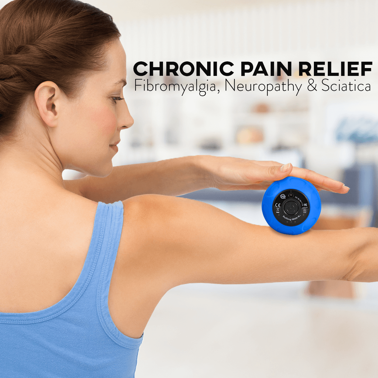 Vibrating Peanut Massage Ball - Deep Tissue Trigger Point Therapy, 4 I ...